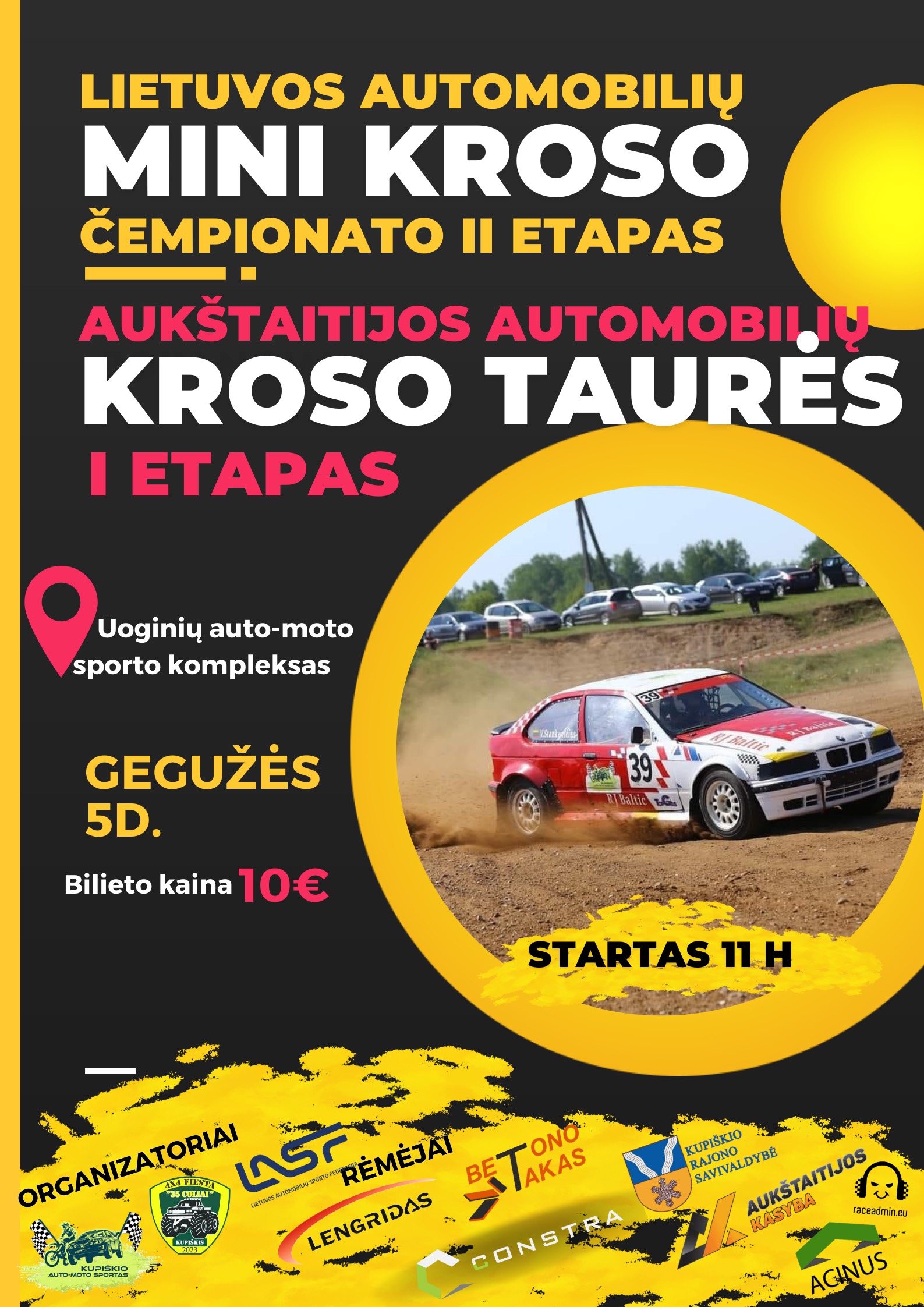 2024 M. LIETUVOS AUTOMOBILIŲ MINI KROSO ČEMPIONATO II ETAPAS